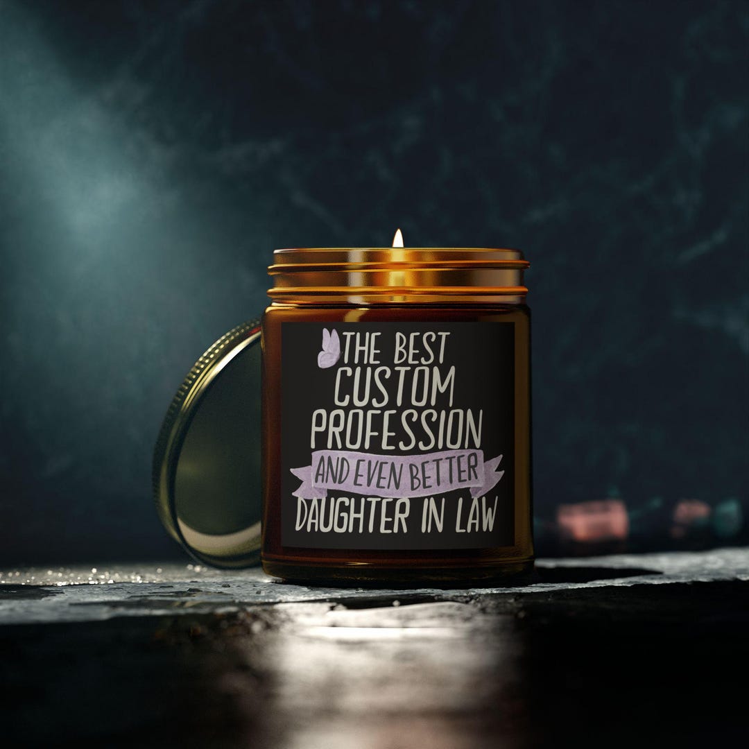 Custom Daughter in Law Candle, Personalized Gift for Daughter in Law ...