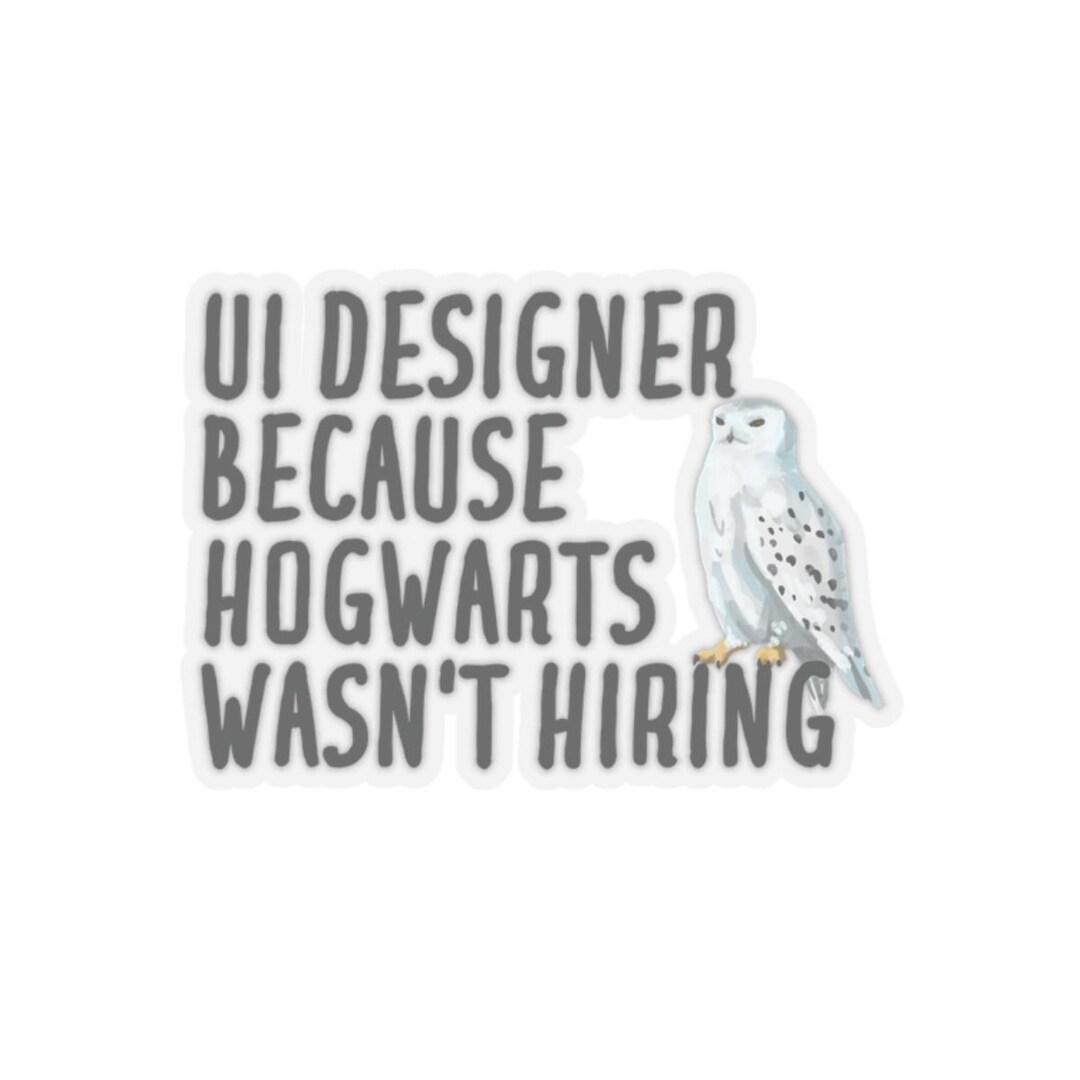 UI Designer Sticker, Gift for UI Designer, Sticker for UI Designer ...
