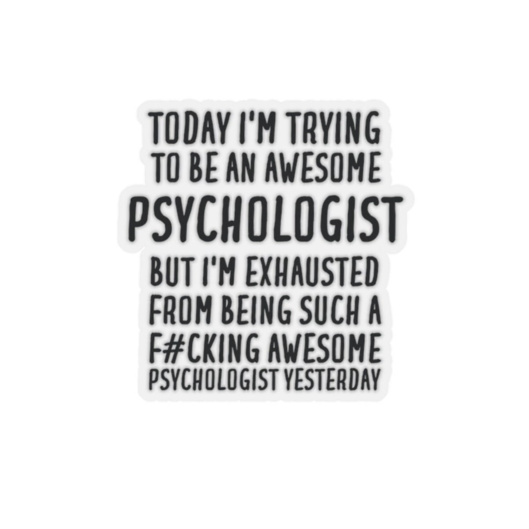 Psychologist Sticker, Psychologist Gift, Sticker for Psychologist ...