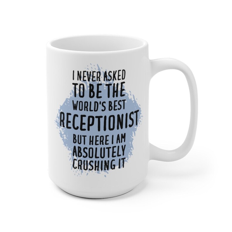 Receptionist Mug, Receptionist Gift, Gift for Receptionist ...