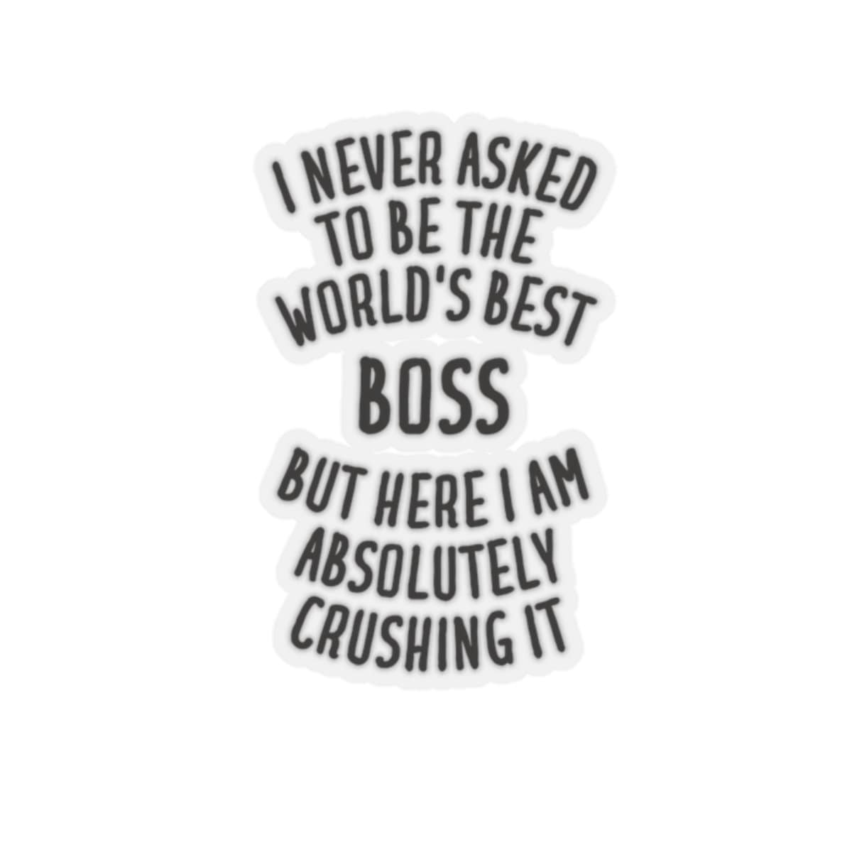Boss Sticker, Boss Gift for Men, Sticker for Boss, Boss Stickers, Funny ...