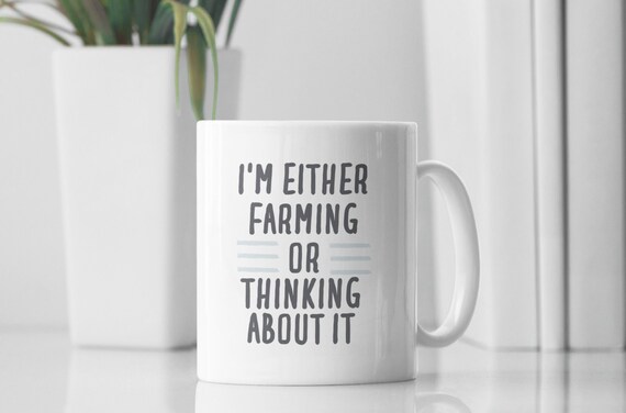 Funny Farming Mug Funny Farmer Mug Farmer Mug Funny Mug for - Etsy
