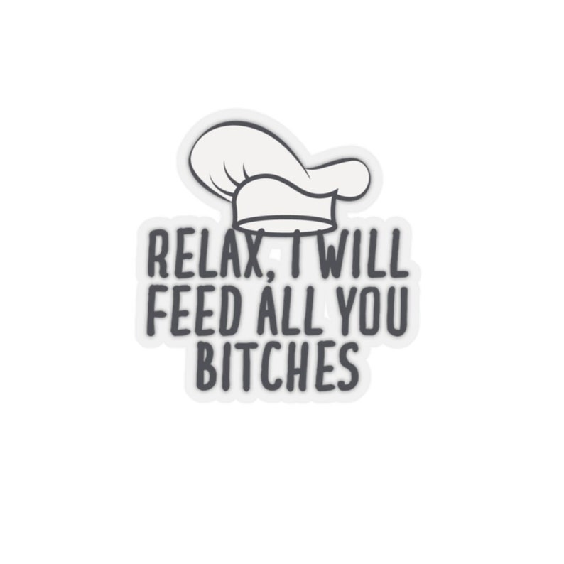 Chef Sticker Funny Chef Gift Sticker for Chef Chef Sticker - Etsy