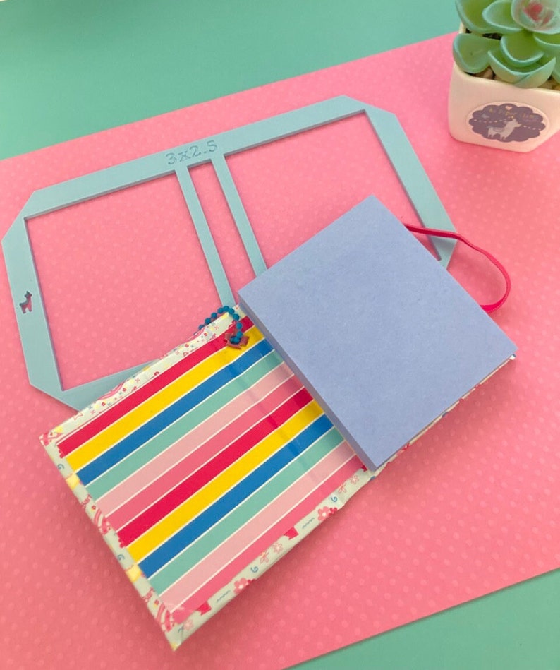 Post-it Mini Book Guide: 3D Printed Ruler, Scrapbooking Tool (3x2.5) - Etsy