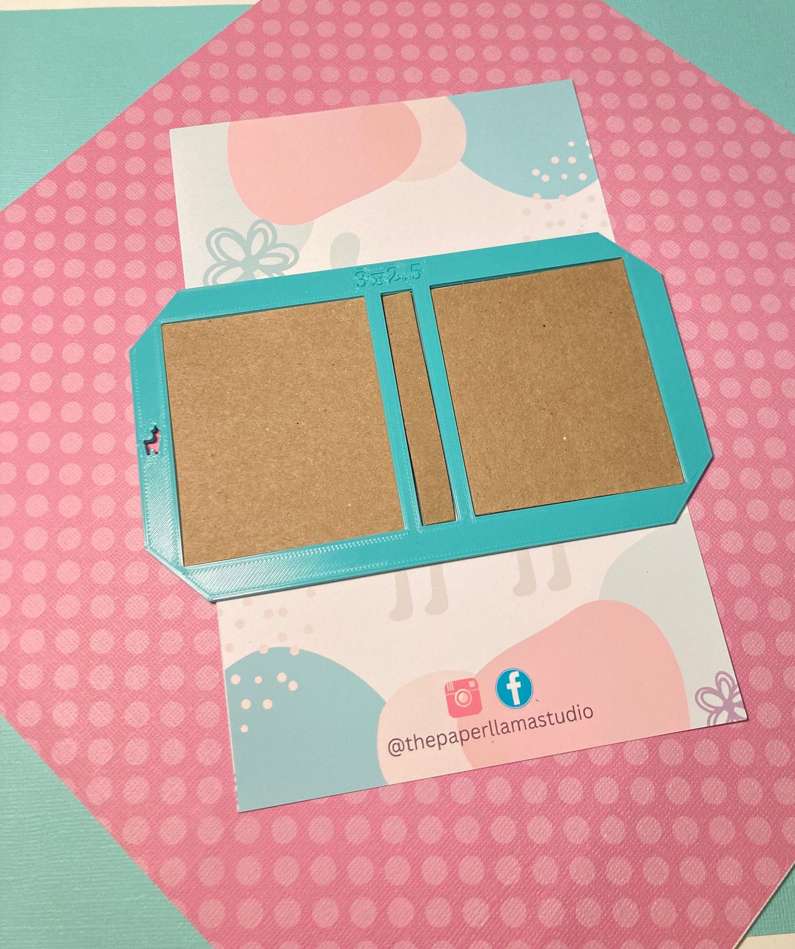 Post-it Mini Book Guide: 3D Printed Ruler, Scrapbooking Tool (3x2.5) - Etsy
