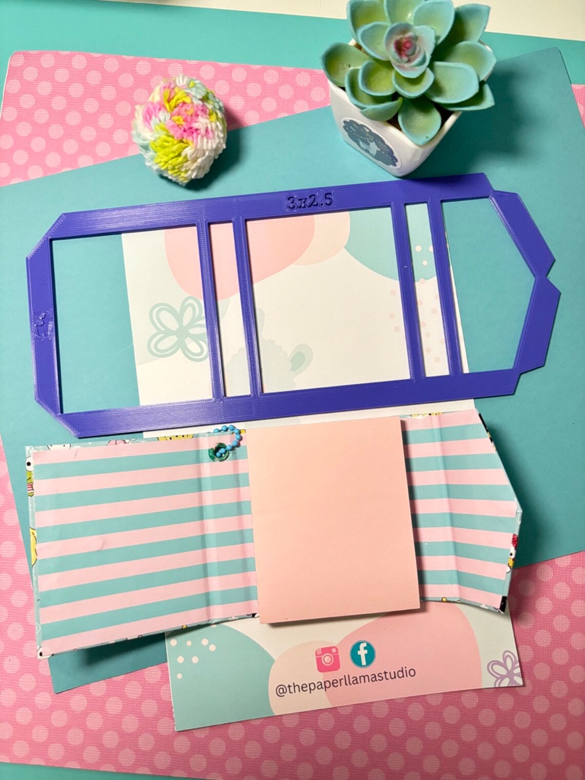 Post-it Booklet Guide: Overlap Cover Bookbinding Ruler (3x2.5) - Etsy