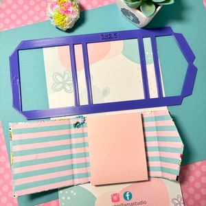 Post-it Booklet Guide: Overlap Cover Bookbinding Ruler (3x2.5) - Etsy