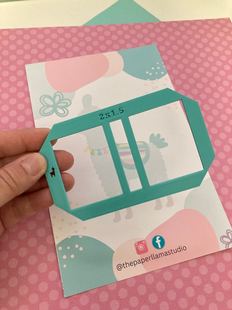 3D Printed Mini Post-it Guide: Bookbinding Ruler (2x1.5) - Etsy