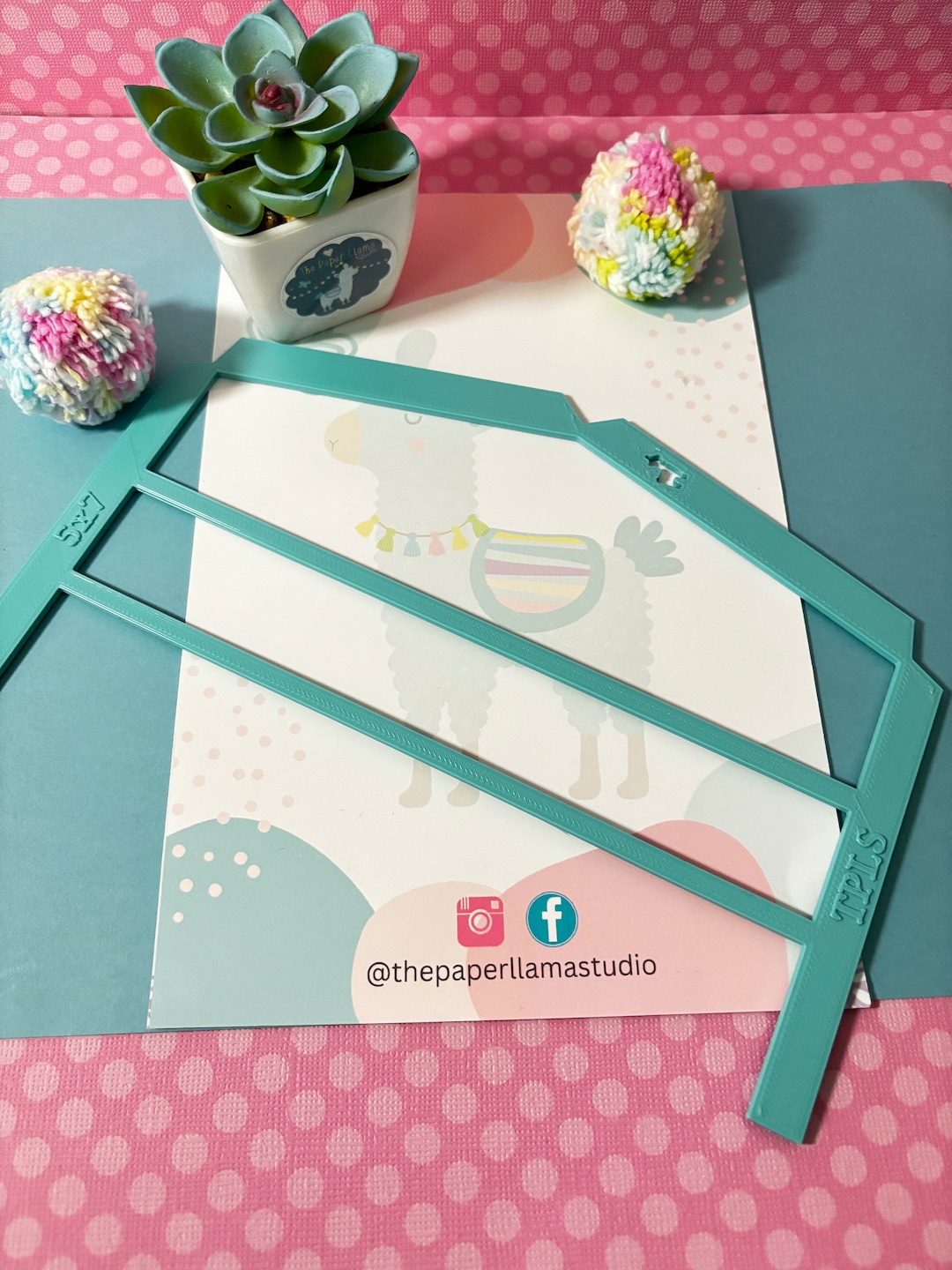 5x7 Planner Folder Guide: Bookbinding Ruler, Scrapbooking Tool - Etsy