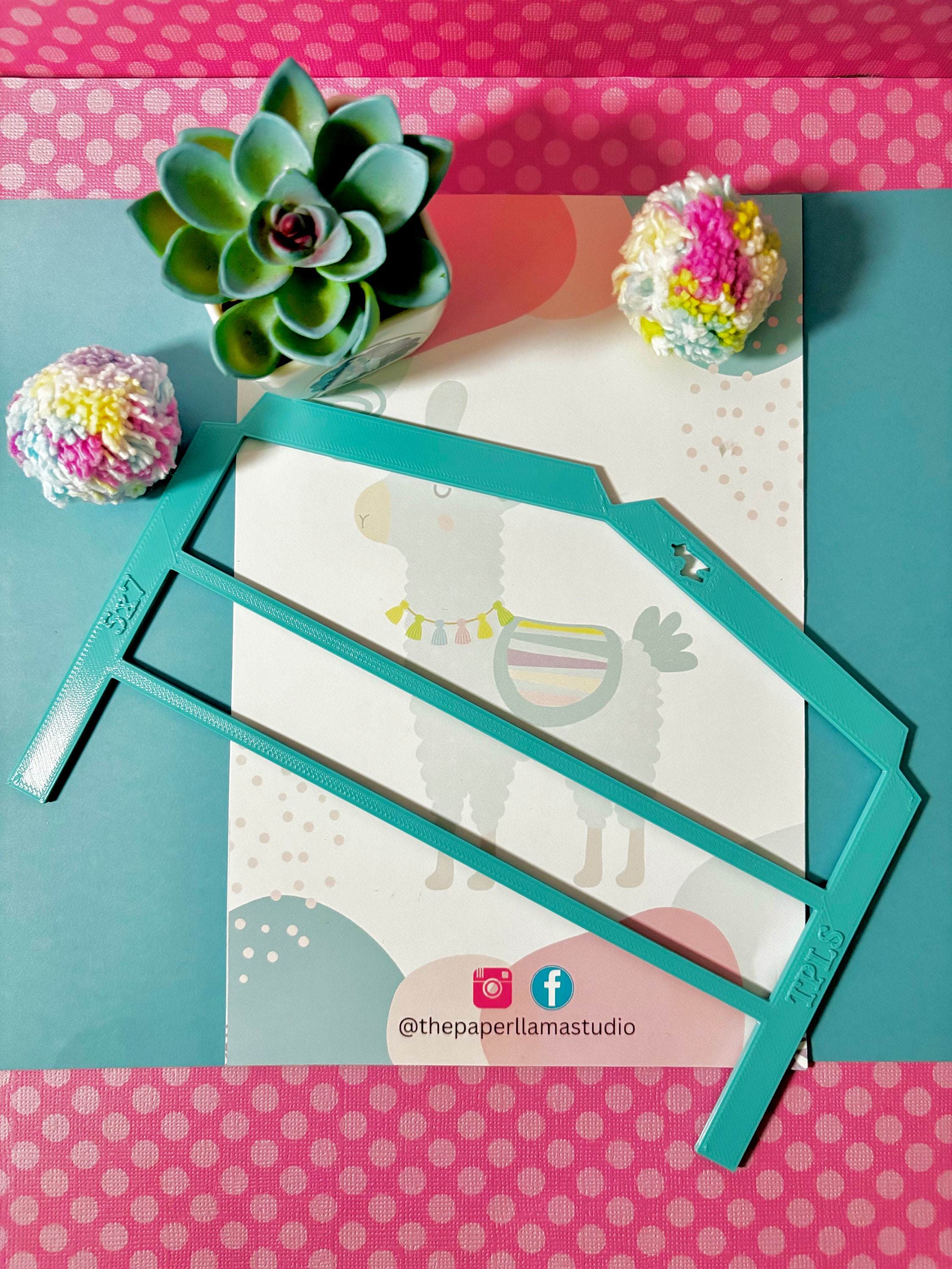 5x7 Planner Folder Guide: Bookbinding Ruler, Scrapbooking Tool - Etsy