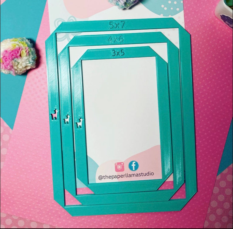 3D Printed Bookbinding Rulers: Notebook Cover Guide, 3x5, 4x6, 5x7 - Etsy