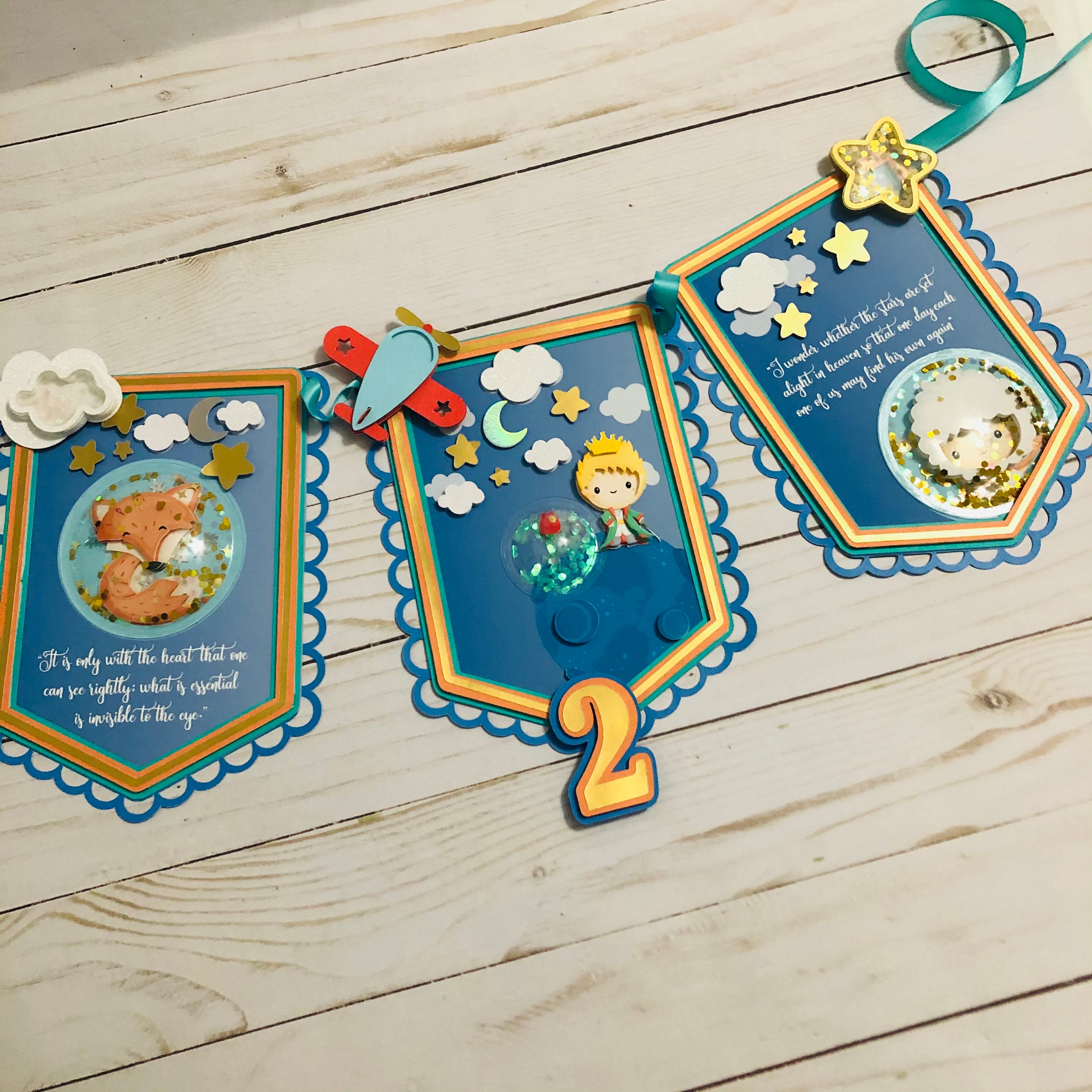 Little Prince Banner Banner Shaker High Chair Banner | Etsy