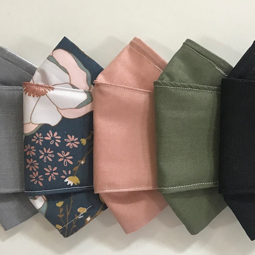 Handmade 3D Origami Face Masks Nose Wire Filter Pockets - Etsy