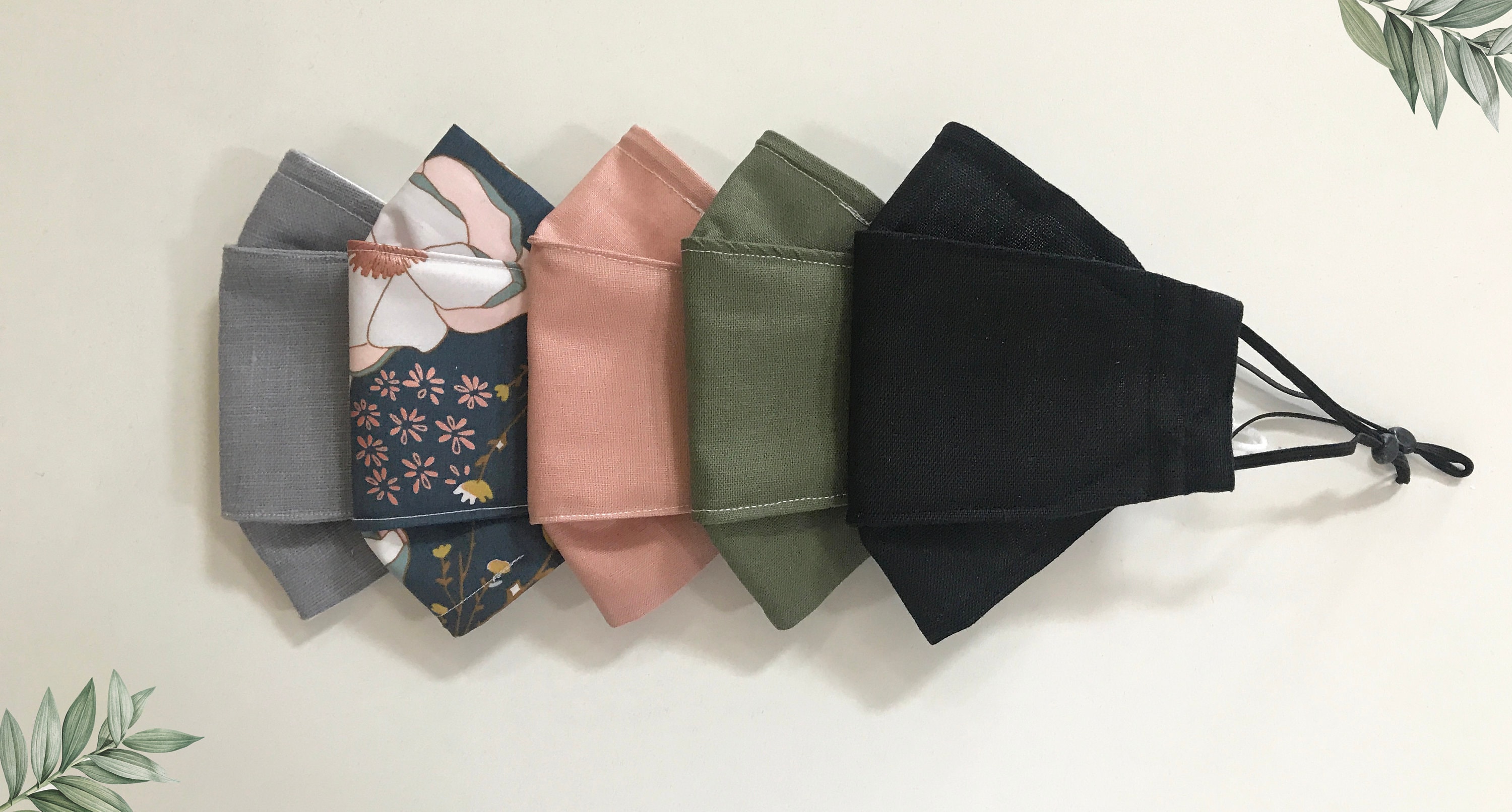 Handmade Face Masks New Style W/ 5 Extra Filters Nose Wire | Etsy