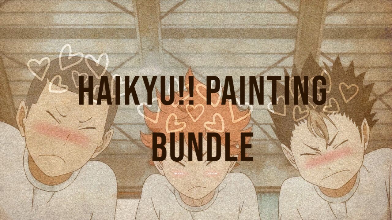 Haikyu!! Painting Bundle - Etsy