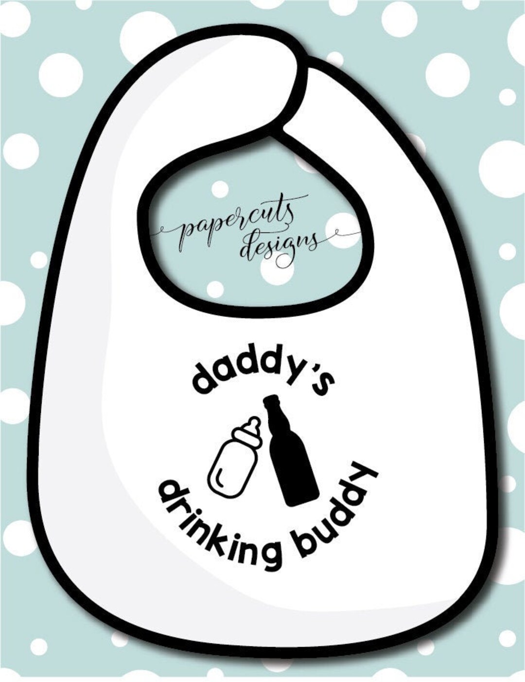 SVG ONLY - Daddy's Drinking Buddy - Etsy