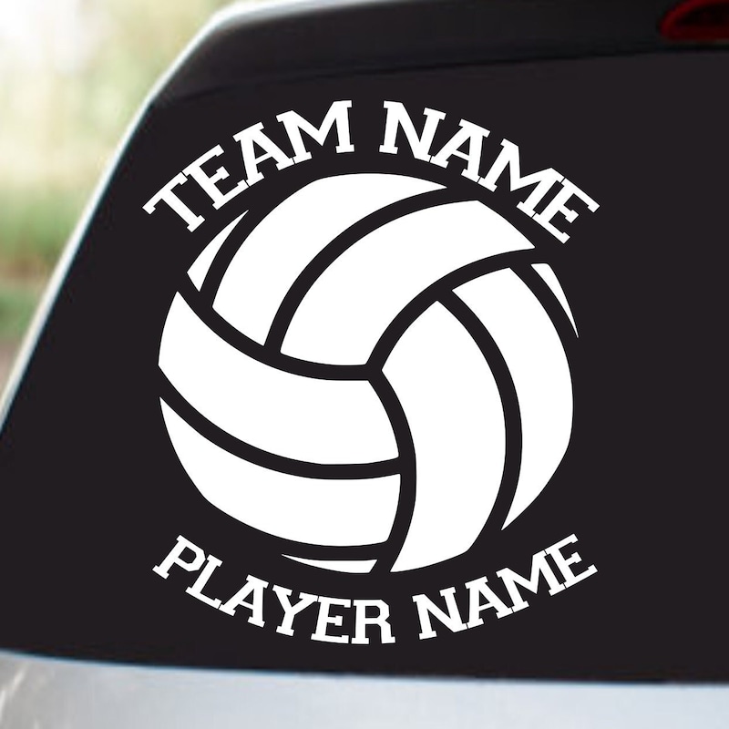 Volleyball Decal - Etsy