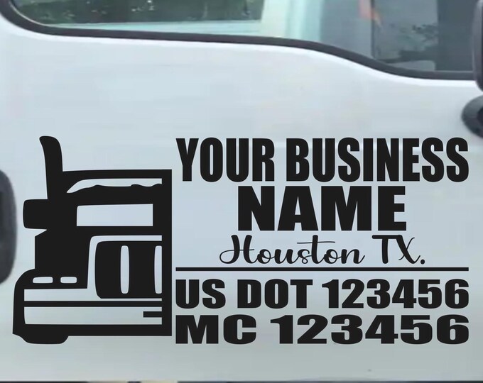 Trucking Decal Stickers Custom Truck Decal, Tow Truck Decal, Trucking ...