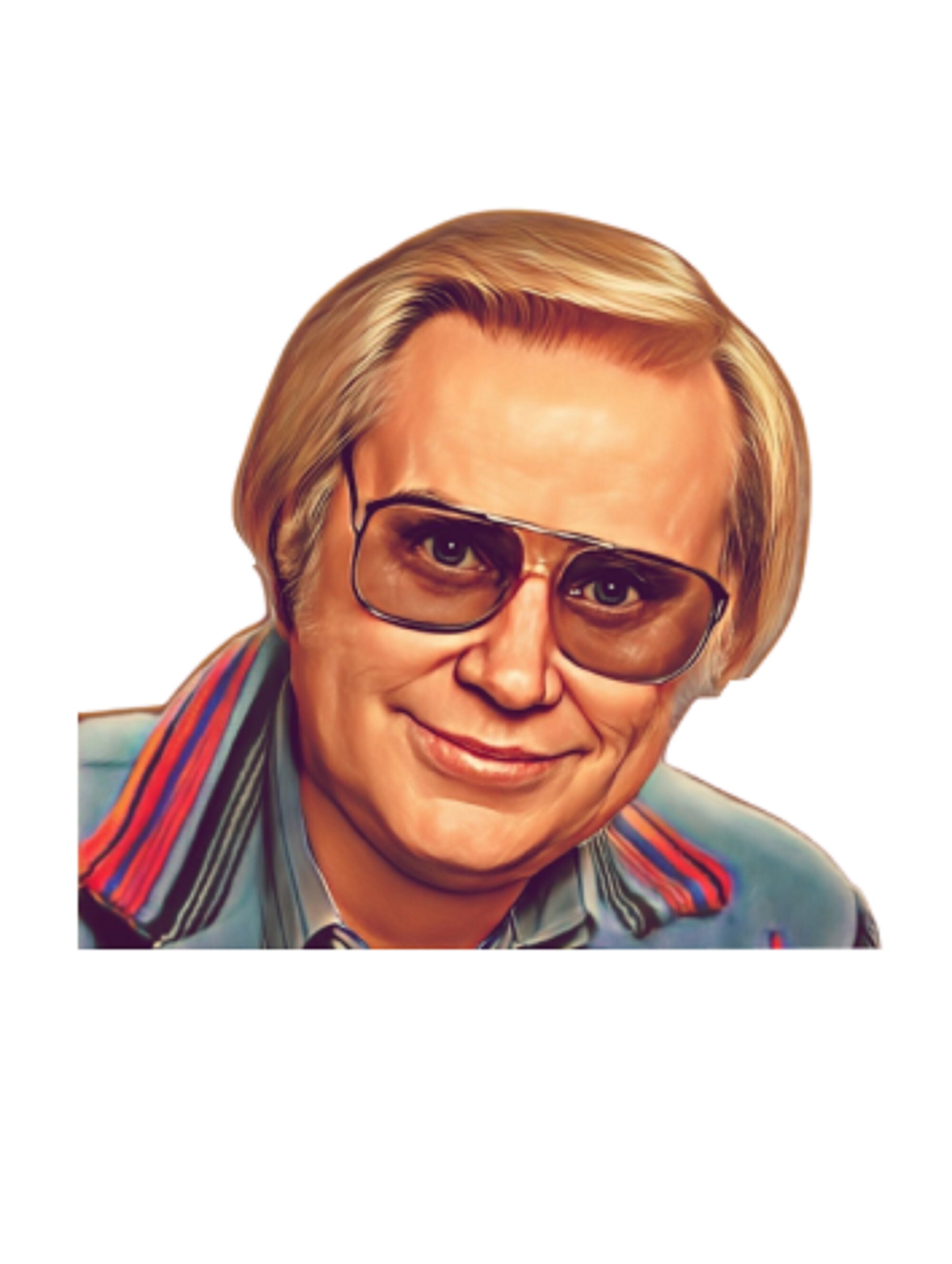 George Jones Stickers Decal Tumbler Laptop Water Bottle Wall Car Truck ...