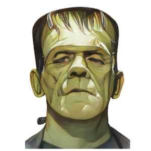 Frankenstein Stickers Decal Monster Stickers Tumbler Stickers, Laptop ...