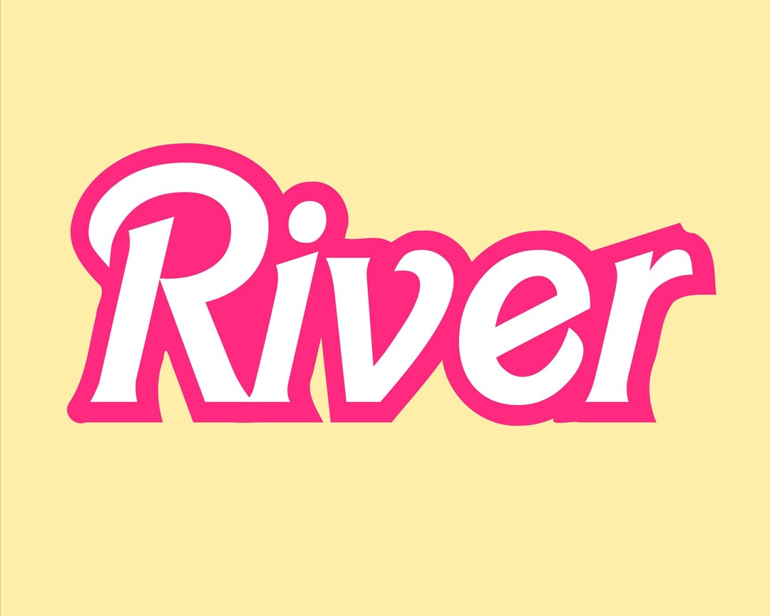 Doll Font Custom Name Sticker, Personalized Decal, Vinyl Sticker ...