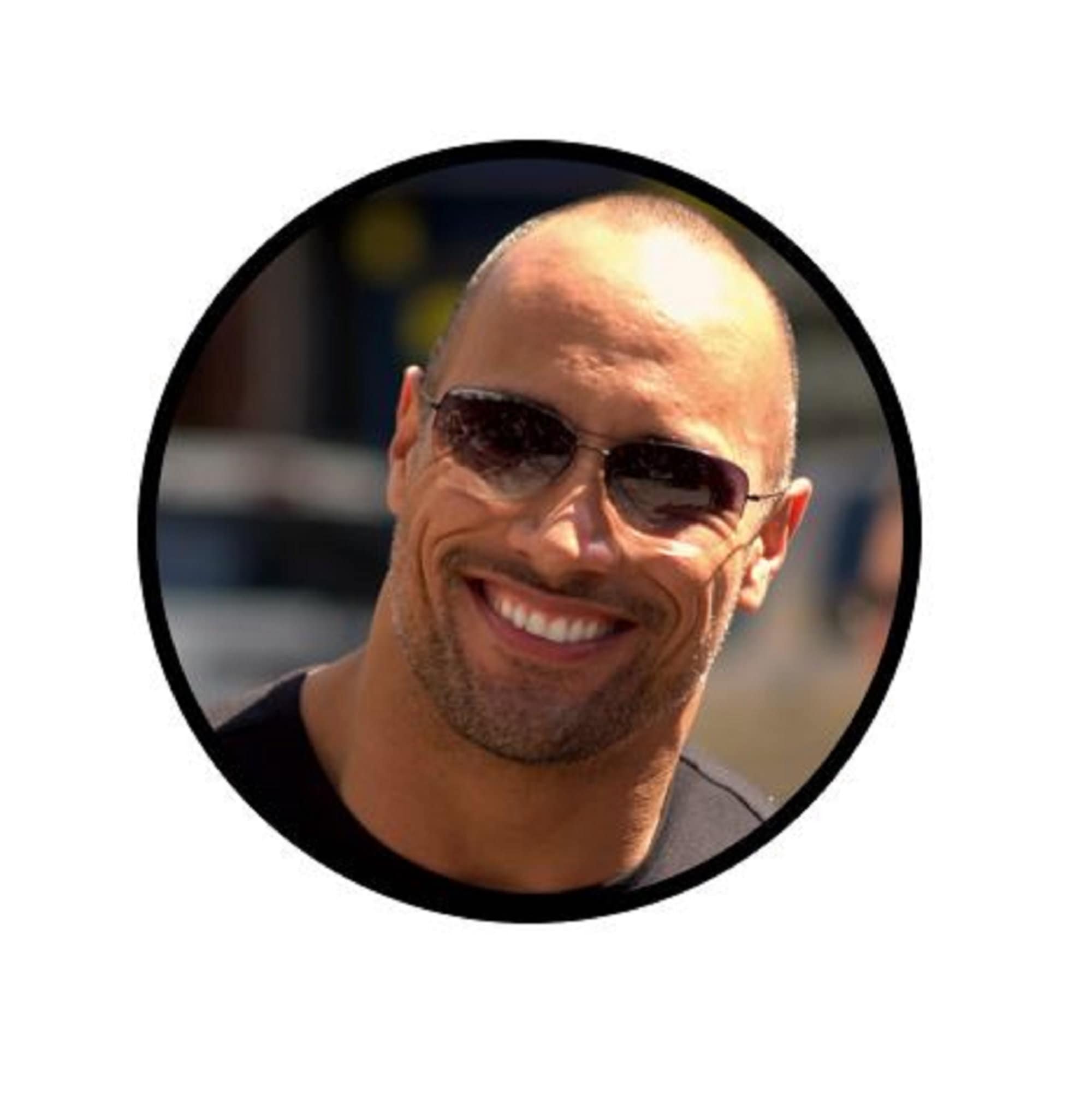 Dwayne Johnson Sticker the Rock Sticker Water Bottle | Etsy