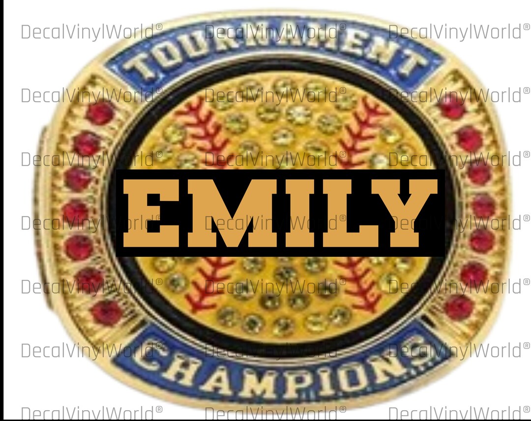 Personalized Softball Player Name Sticker Decal, Custom Softball ...