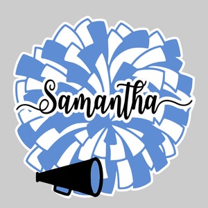 Custom Cheerleading Sticker, Custom Cheer Sticker, Custom Name Stickers ...