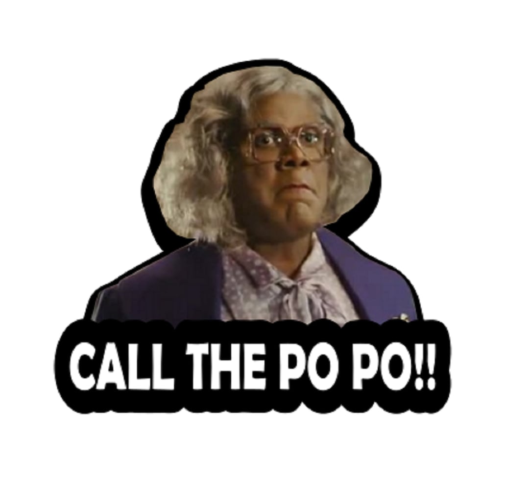 Madea Stickers Decal Laptop Car Hydroflask Aesthetic Funny Window Doors ...