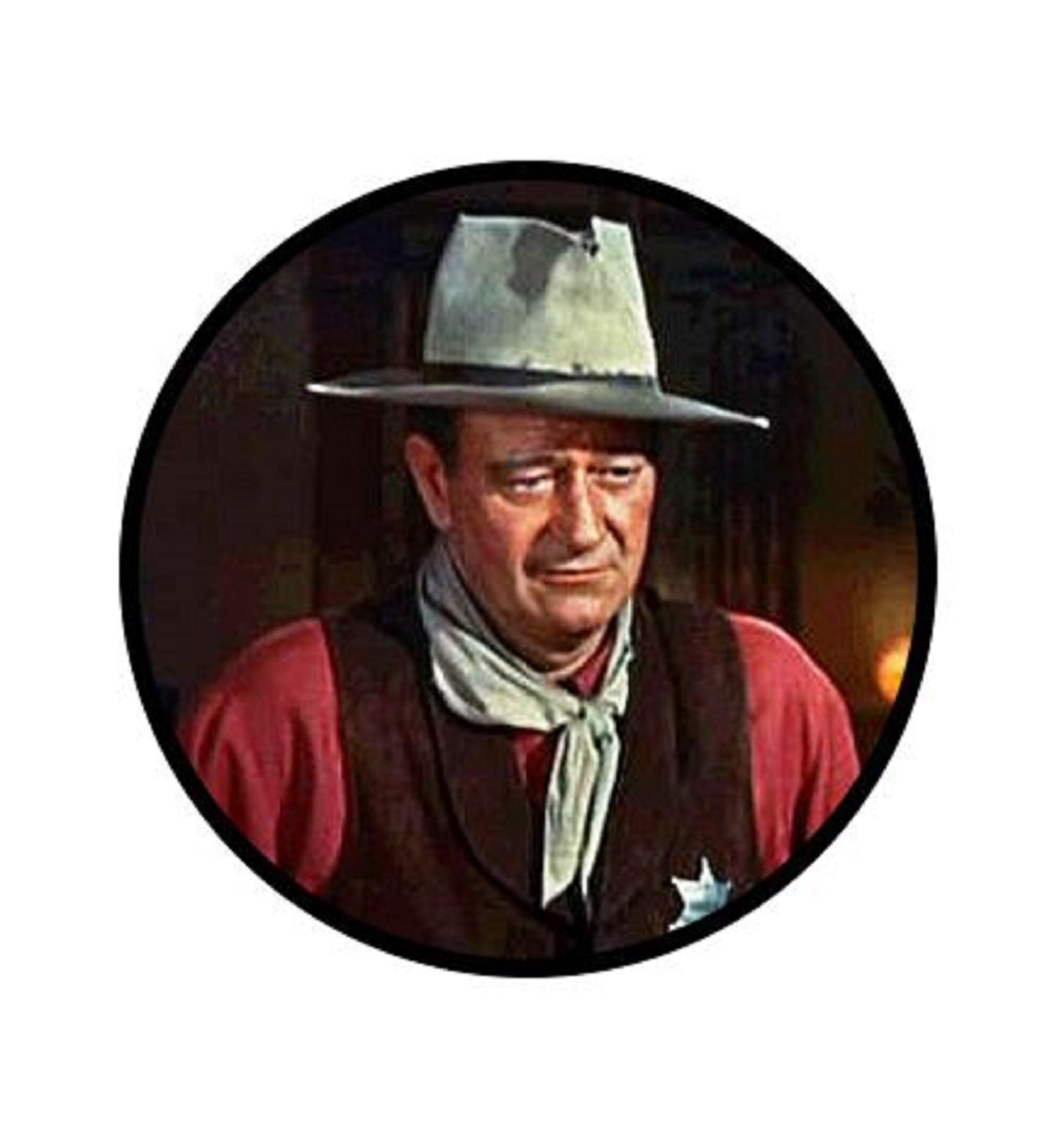 John Wayne Sticker the Duke Sticker Water Bottle Sticker | Etsy