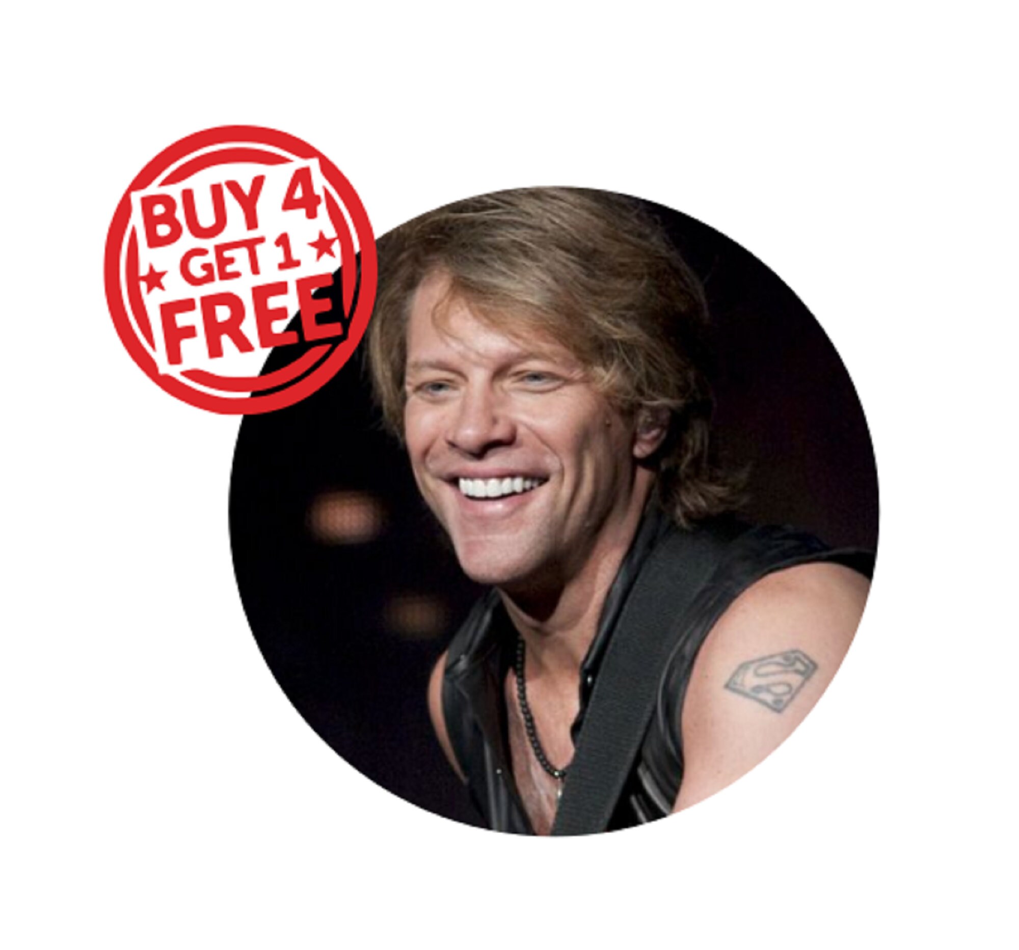 Jon Bon Jovi Vinyl Sticker Decal - Etsy