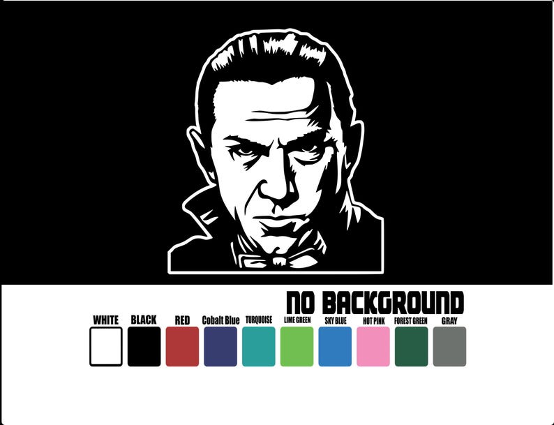 Dracula Die Cut Vinyl Decal Sticker Horror Movies Halloween Car Truck ...