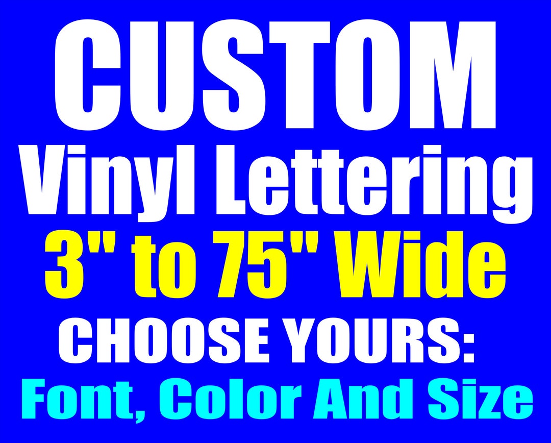 Custom Text Vinyl Decal, Car Window Banner Personalized Username ...