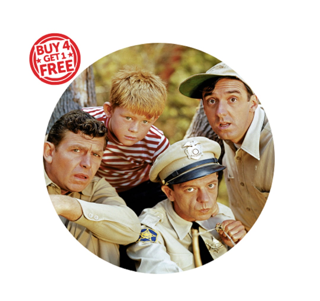 The Andy Griffith Show Sticker Decal Andy Taylor Barney Fife Opie ...