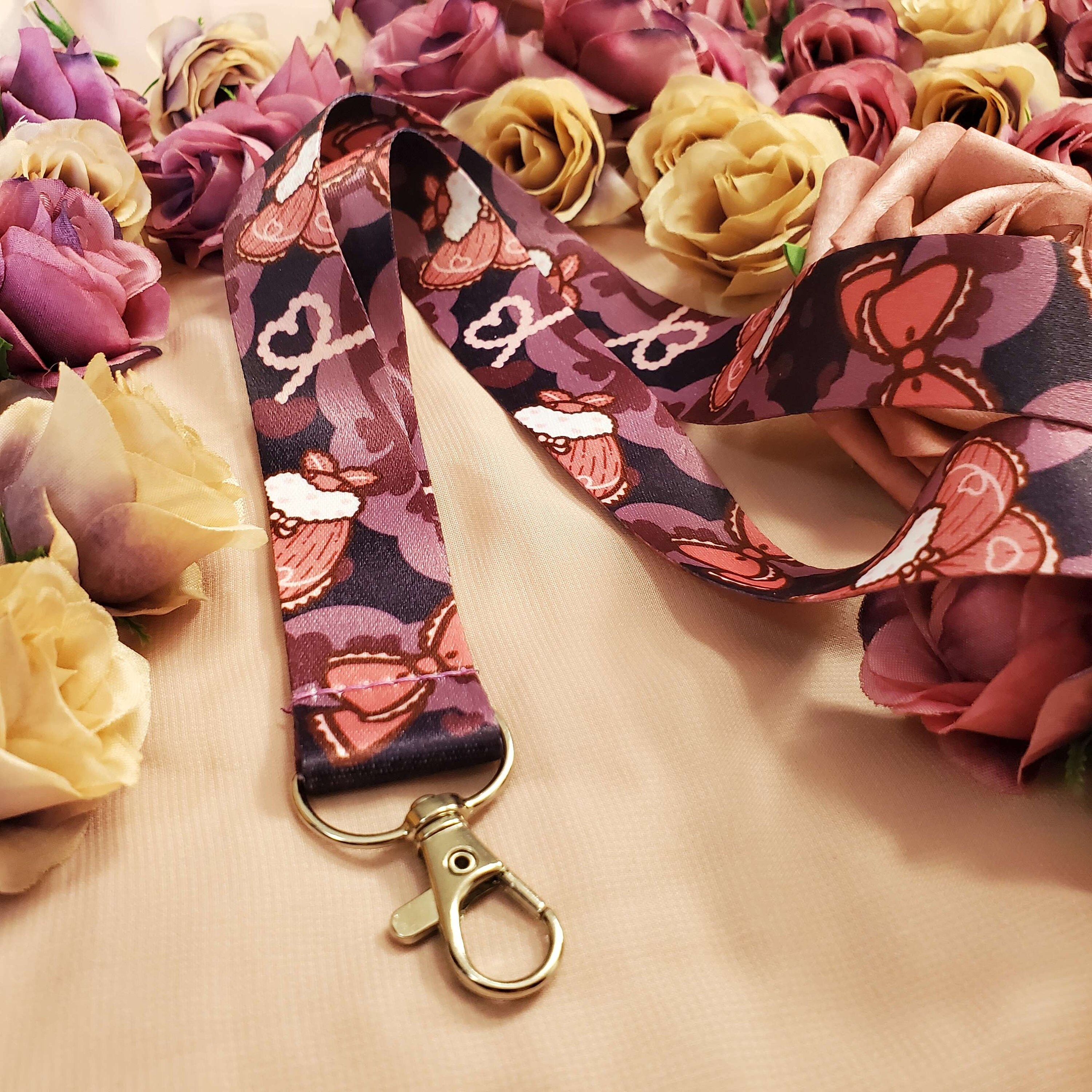 Ruffle Moth Lanyard Kawaii Lanyard Moth Lanyard Elegant Gothic ...