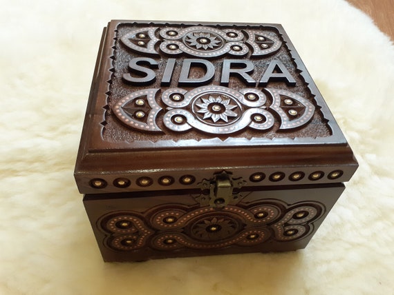 Personalized Carved Box/carved Box /handmade Wooden - Etsy