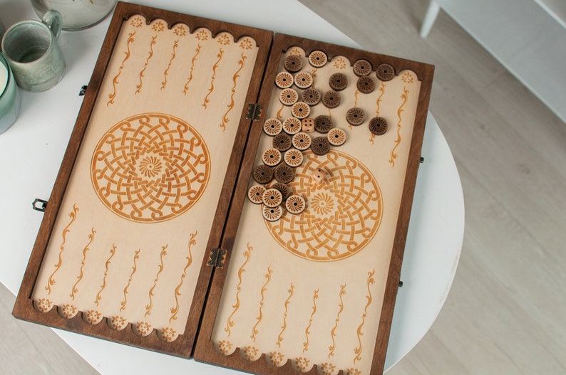 Backgammon / Carved Backgammon / Handmade - Etsy