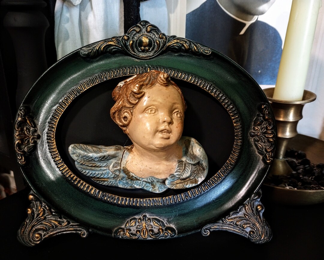 Gothic Cherub Frame - Etsy