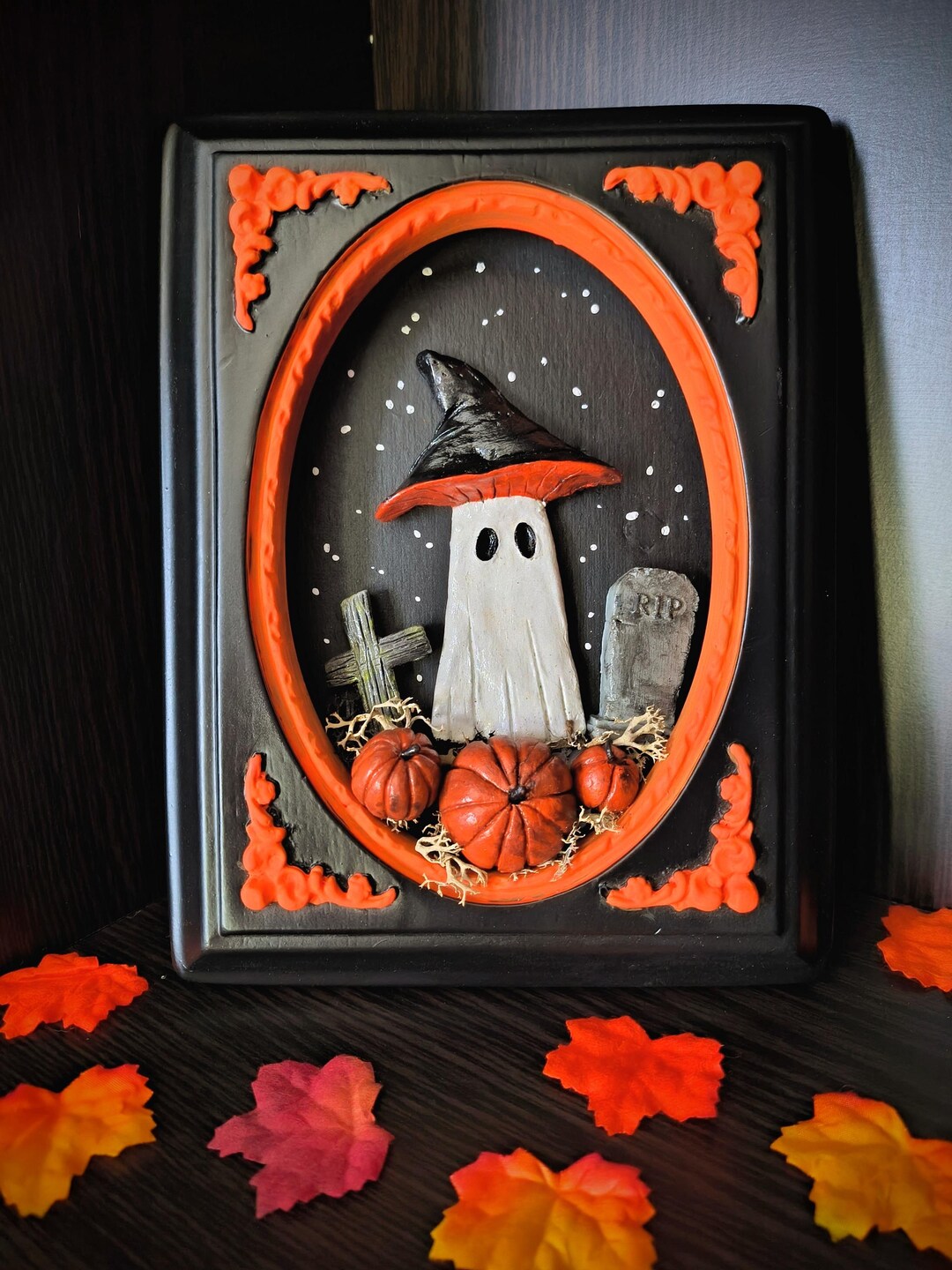 Whimsical Ghost Art Frame - Etsy