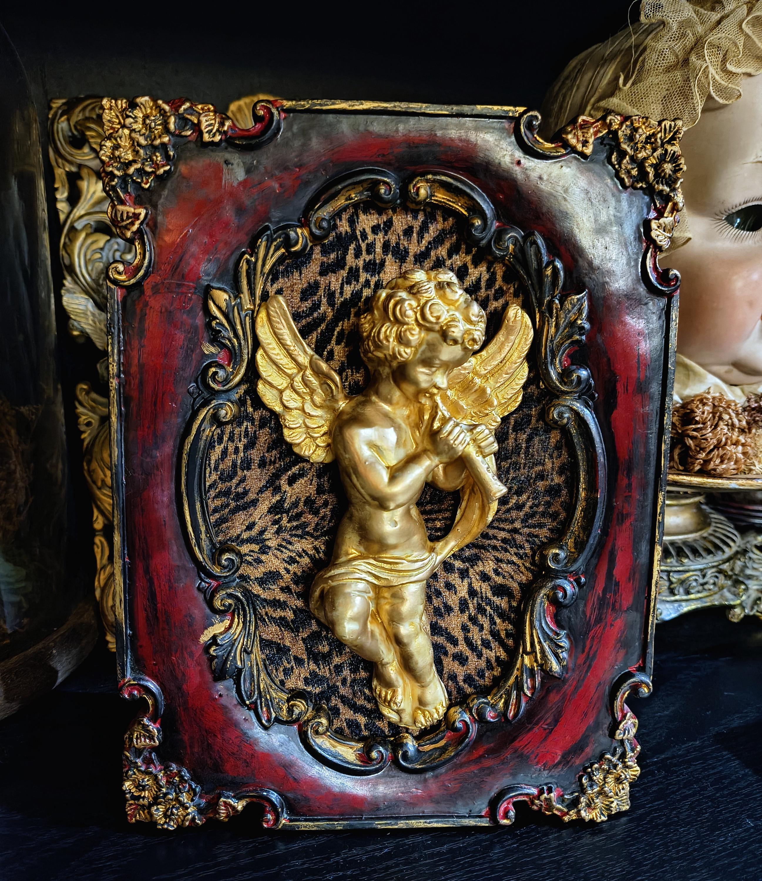 Gothic Moody Ornate Cherub Frame - Etsy