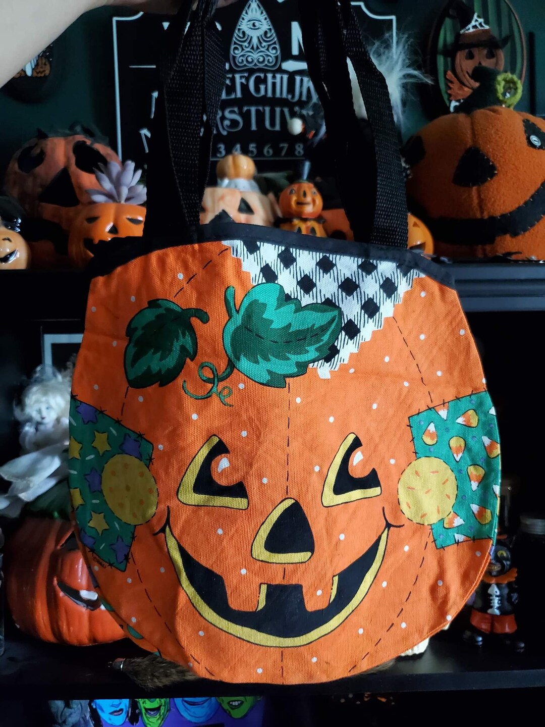 1990s Vintage Halloween Mini Totes/candy Bags - Etsy