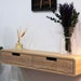 Floating Console Table With Two Drop Down Door ,entryway Table, Hallway ...