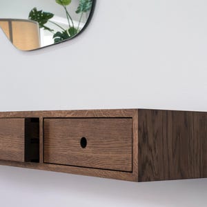 Floating Console Table With Four Drawers ,entryway Table, Hallway ...