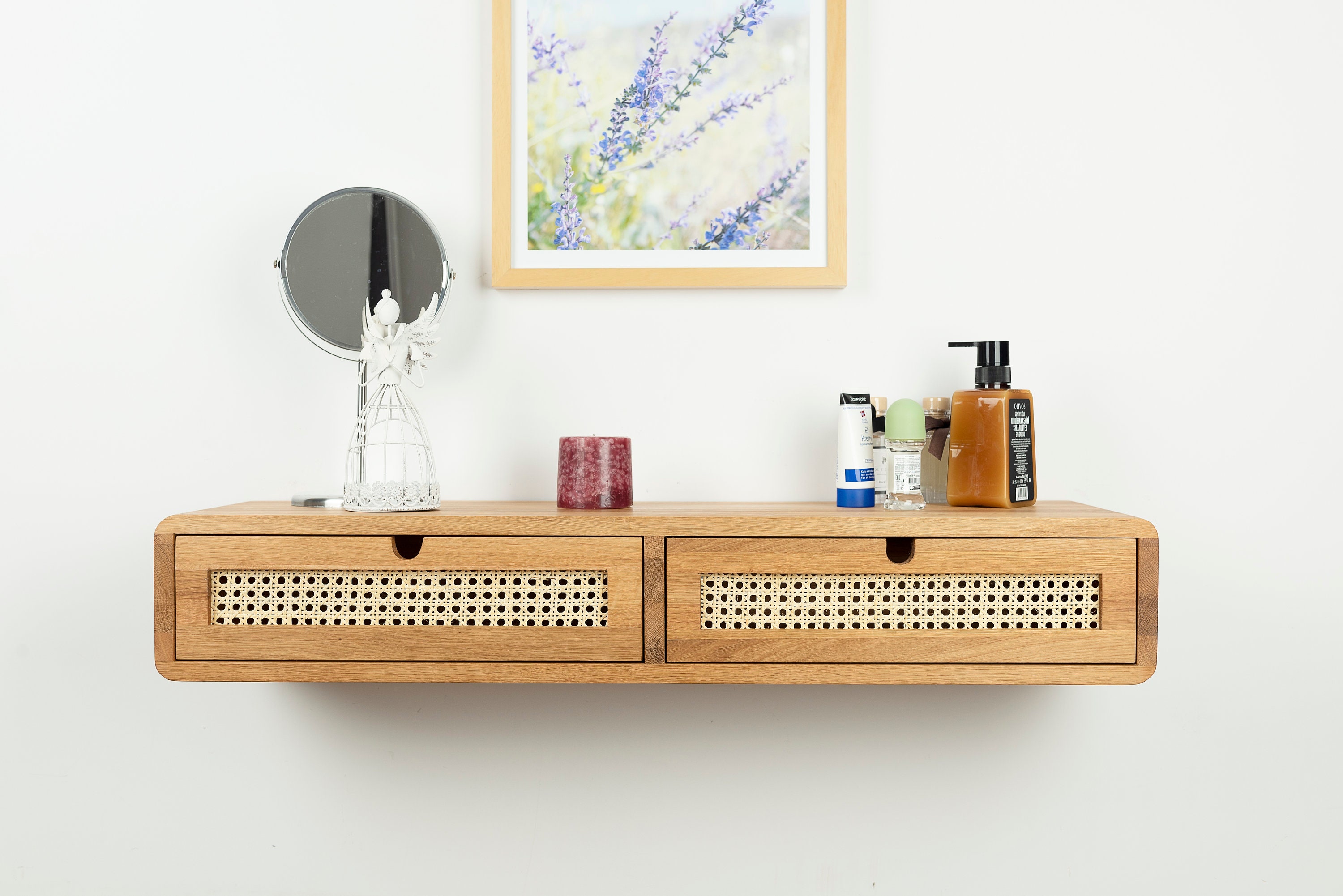 Rattan makeup vanity store