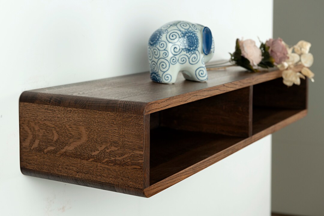 Floating Console Table, Entryway Table, Hallway Wooden Table, Floating ...