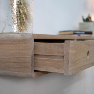 Floating Console Table With Three Drawers ,entryway Table, Hallway ...