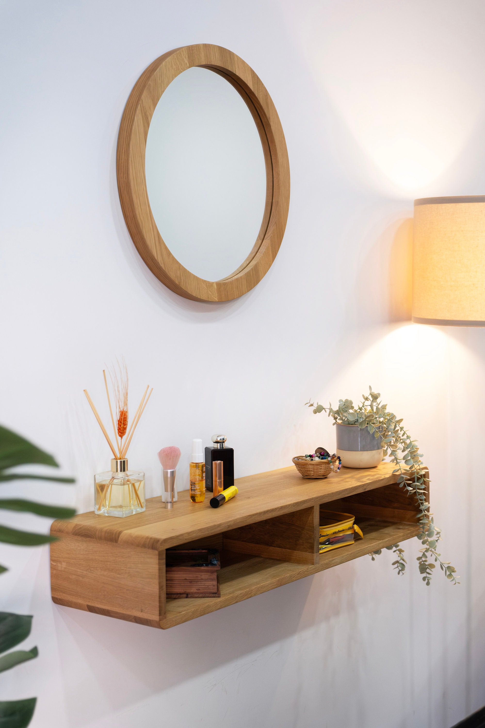 Console table with wall mirror store