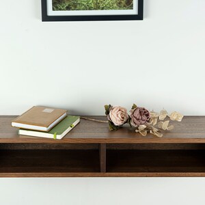 Floating Console Table, Entryway Table, Hallway Wooden Table, Floating ...