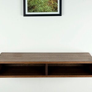 Floating Console Table, Entryway Table, Hallway Wooden Table, Floating ...