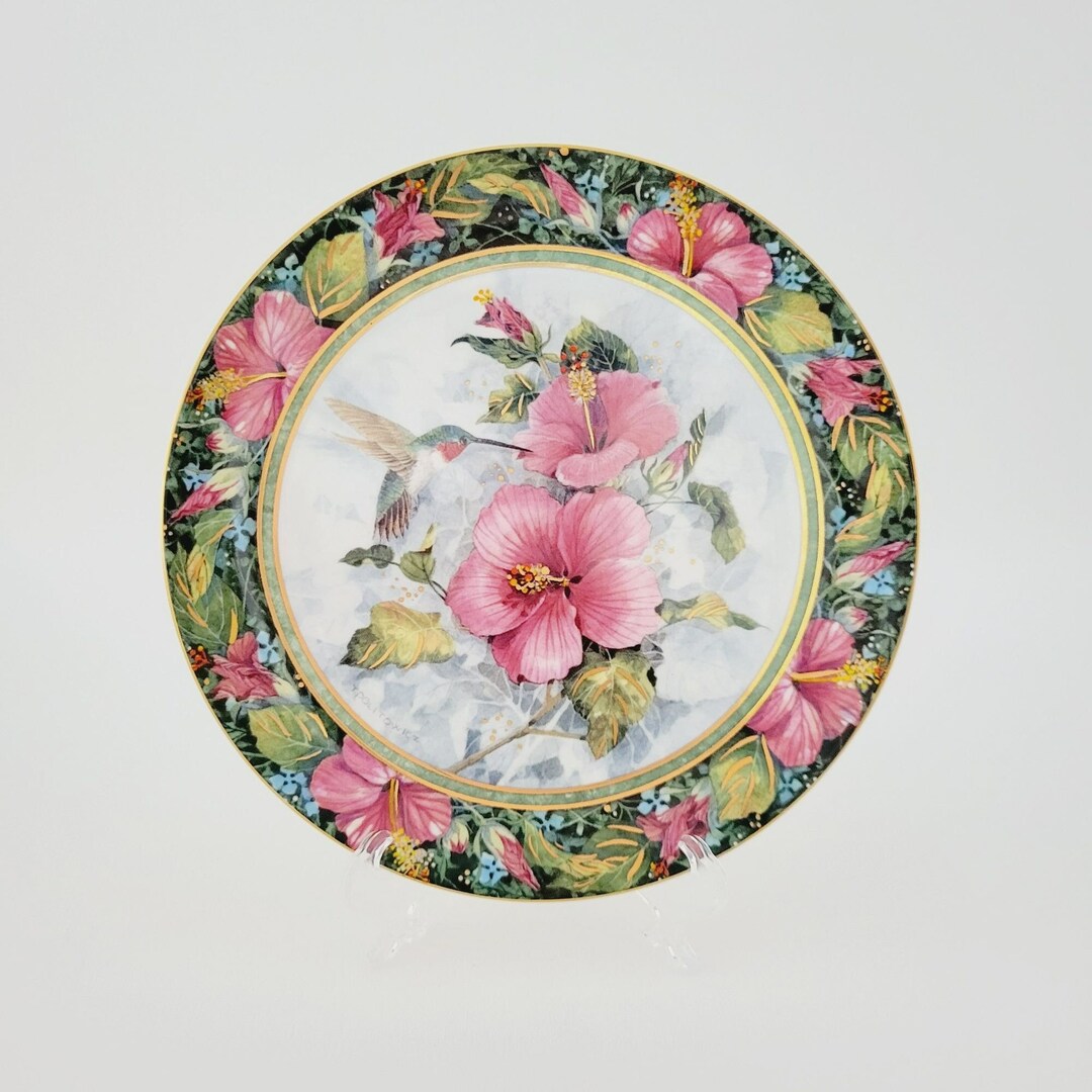 Royal Doulton Hummingbird Plate, Imperial Hummingbird, Franklin Mint ...